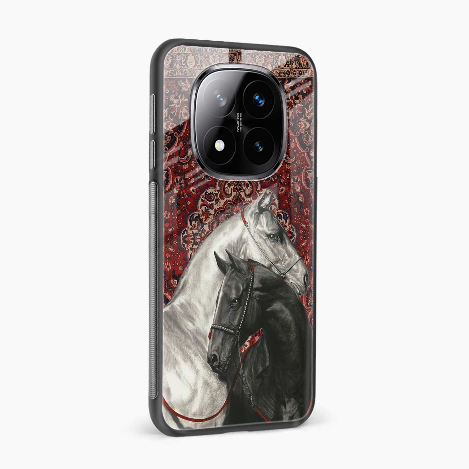 Buy Black And White Horse Redmi Note 14 Pro 5G Back Cover at Rs.299 Only
