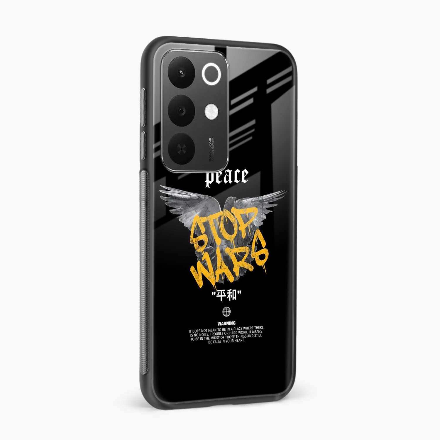 Buy Peace Stop Wars Realme 15x 5G Back Cover at Rs.299 Only